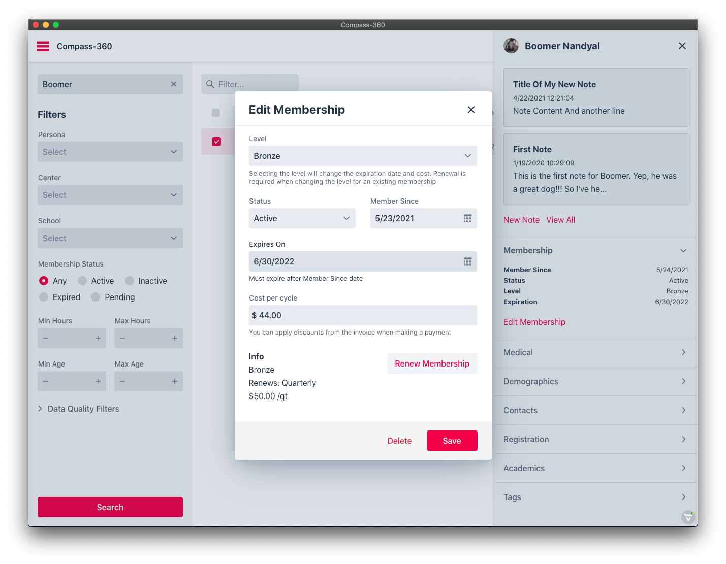 Renewing Memberships – Girls Inc Participant Management System ...