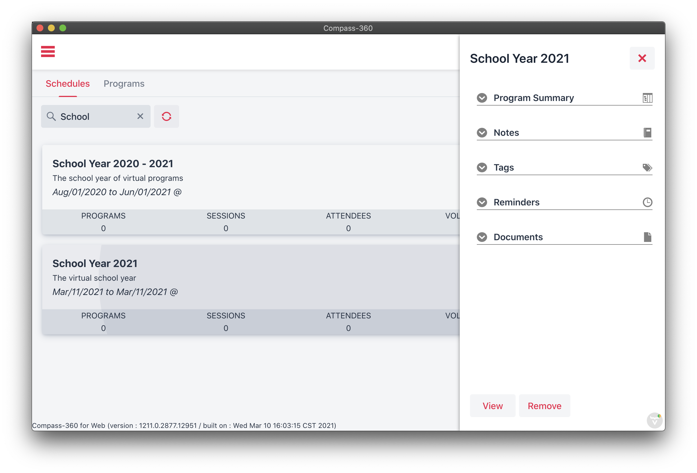 Adding a New Program Schedule – Girls Inc Participant Management System ...